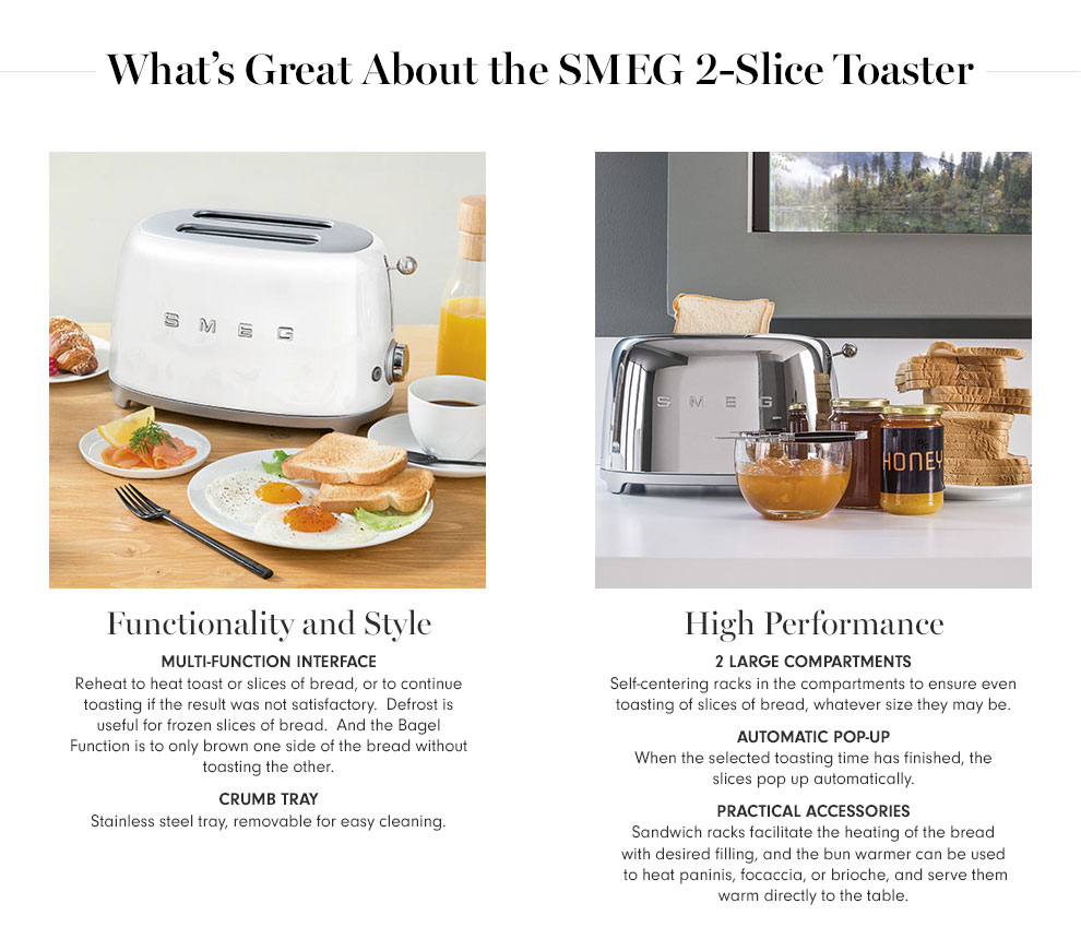 Smeg 2-Slice Toaster | Williams Sonoma