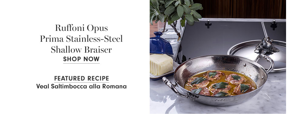 Ruffoni Historia Hammered Copper Chef’s Pan with Acorn Handle ...