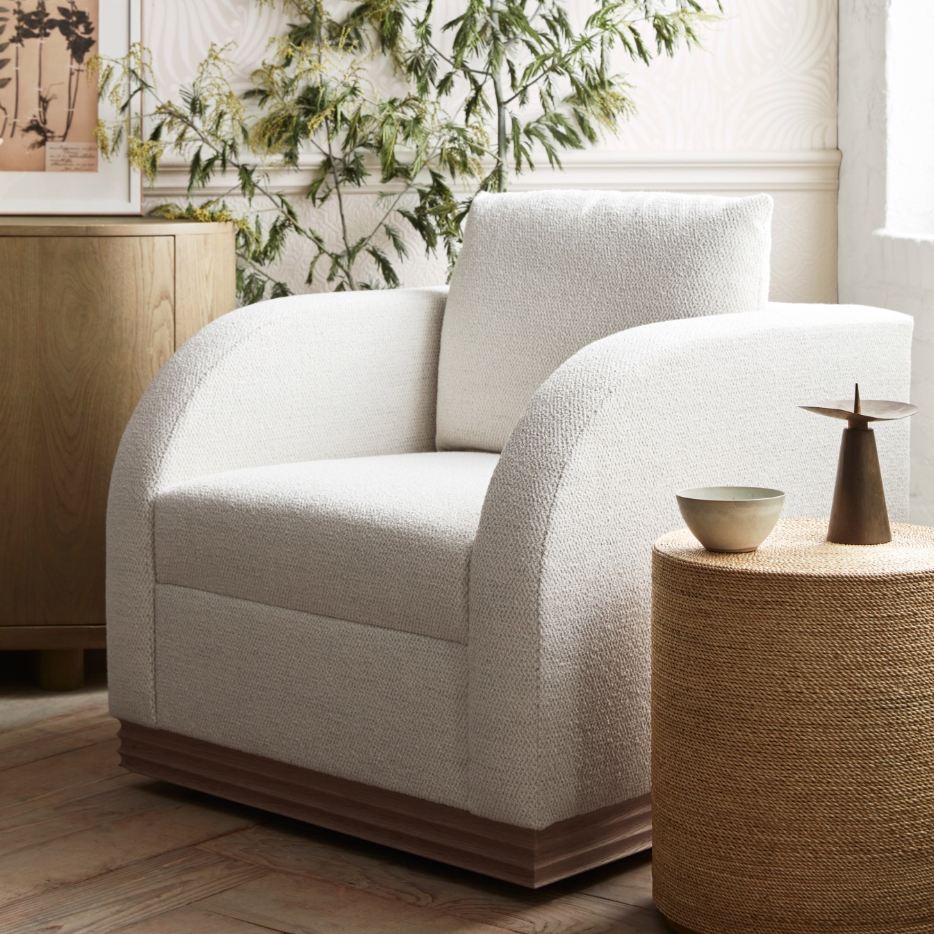 Swivel Chair Fluted Base Swivel Chair Williams Sonoma