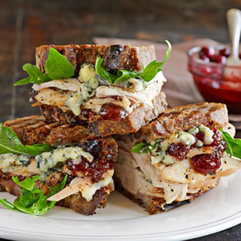 Turkey Panini with Blue Cheese and Cranberry-Apricot Chutney | Williams ...