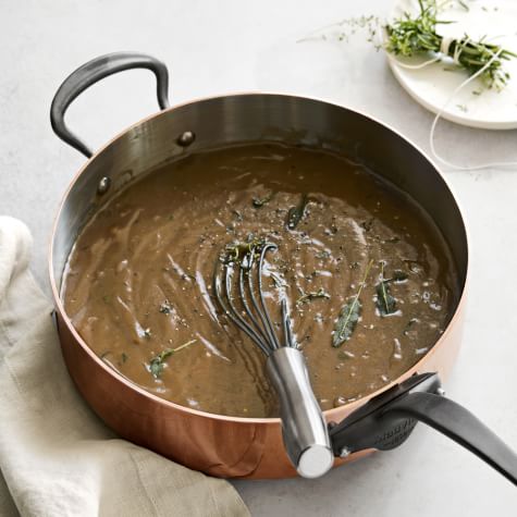 Easy Turkey Gravy with Sage and Black Pepper | Williams Sonoma