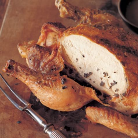 Crisp-Skin Roasted Chicken with Truffle Butter | Williams Sonoma