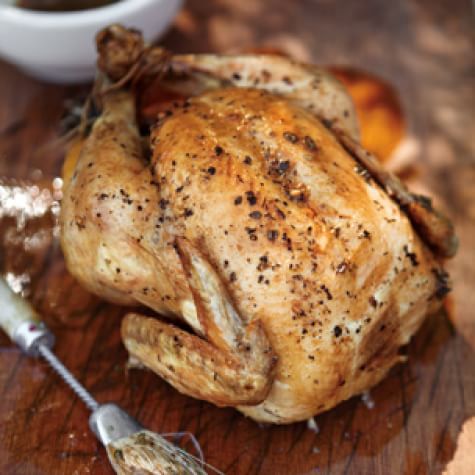 Grill-Roasted Chicken with Herb Mop | Williams Sonoma