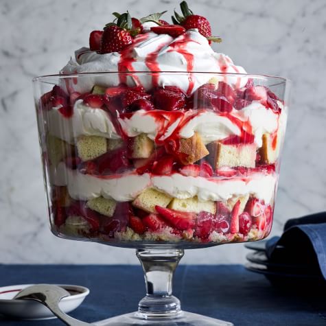 Strawberry Trifle with Mascarpone Whipped Cream | Williams Sonoma