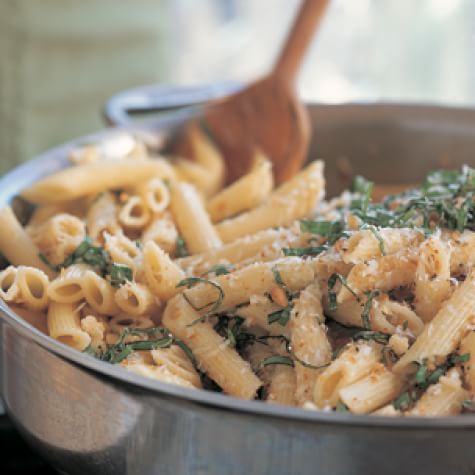 Penne with Basil and Pine Nuts | Williams Sonoma