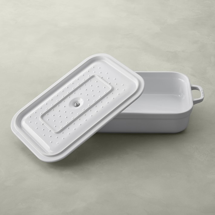 Staub Stoneware Rectangular Covered Baking Pan | Williams Sonoma