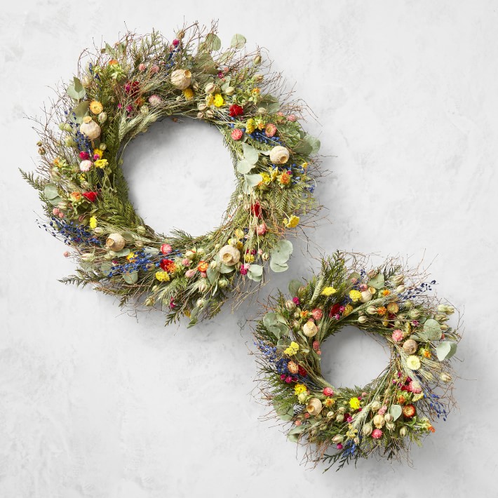 Garden Party Door Wreath | Williams Sonoma