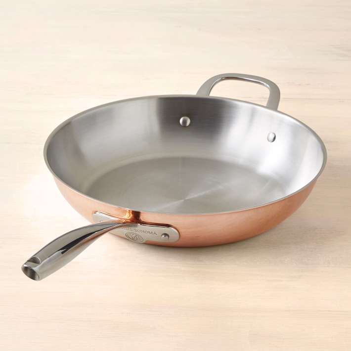 Williams Sonoma Thermo-Clad™ Copper Fry Pan | Williams Sonoma CA ...