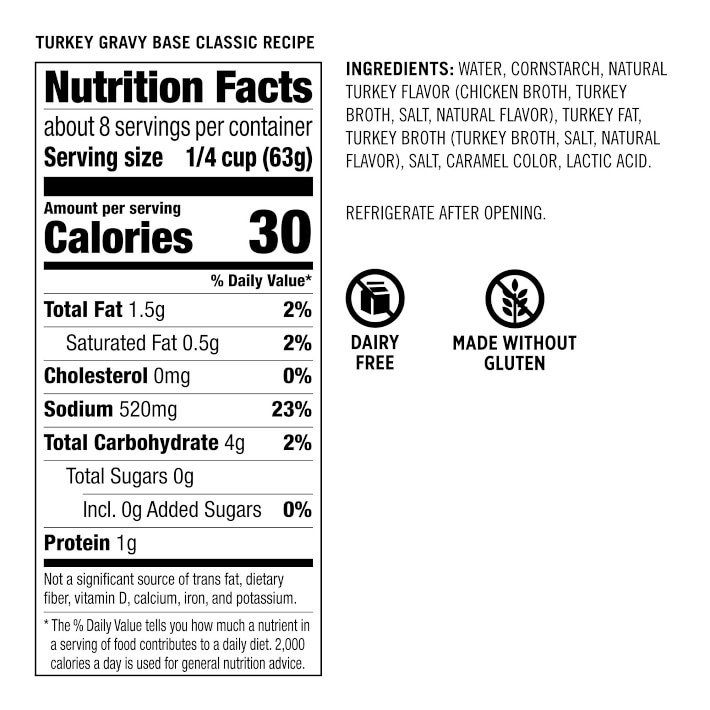 Williams Sonoma Classic Turkey Gravy Base | Side Dishes | Williams Sonoma