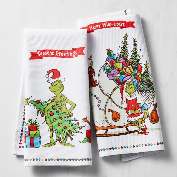 Grinch kitchen towelsHow the Grinch stole Christmas Grinch inspired ...