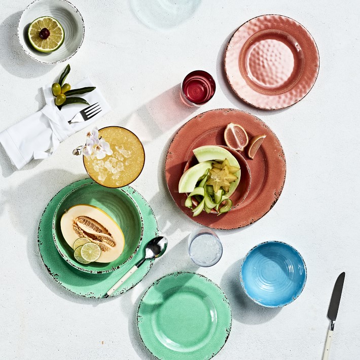 Rustic® Outdoor Melamine Dinner Plates | Williams Sonoma CA | Williams ...