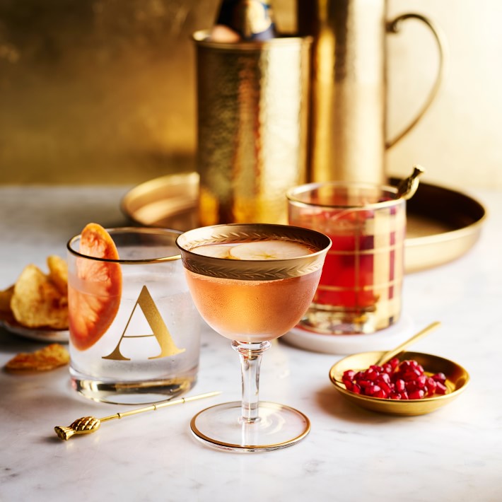 Antique Brass Hammered Wine Chiller | Williams Sonoma