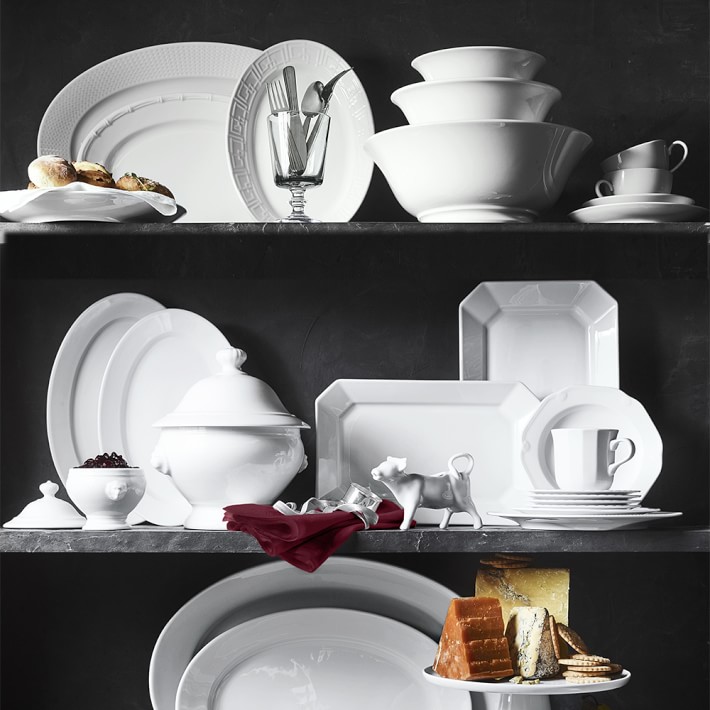 Apilco Octagonal Porcelain Serving Platter | Williams Sonoma