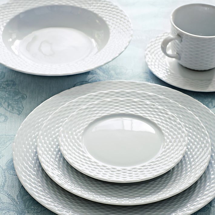 Pillivuyt Basketweave Dinnerware Sets | Williams Sonoma