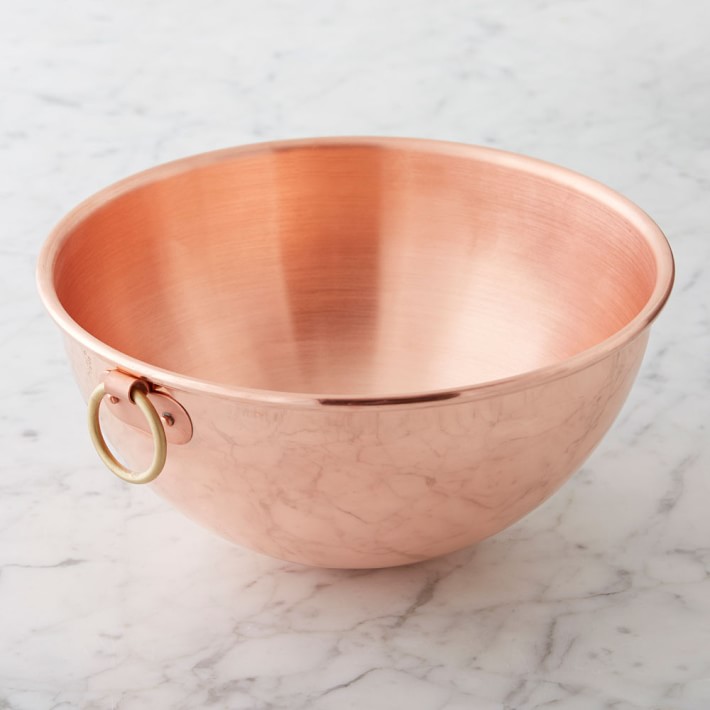 Mauviel Copper Beating Bowl with Loop Handle | Williams Sonoma CA ...
