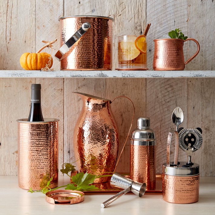 Hammered Copper Mug | Cocktail Glasses | Williams Sonoma