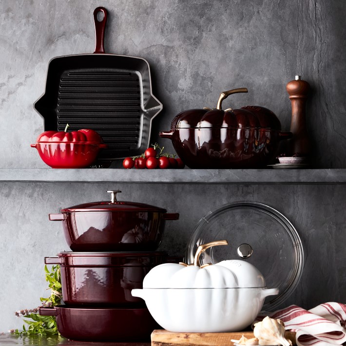Staub Cast-Iron Tomato Cocotte | Williams Sonoma
