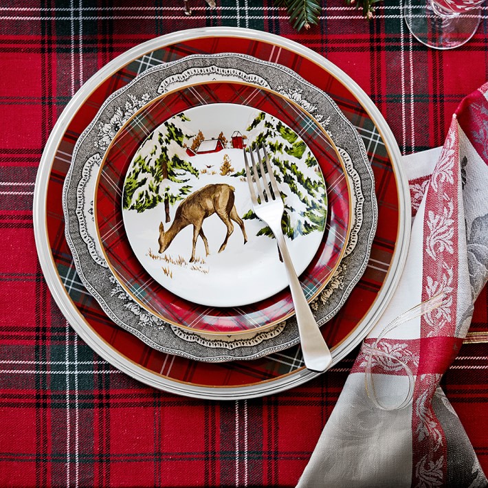 Classic Tartan Plaid Tablecloth | Williams Sonoma