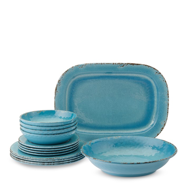 Rustic® Outdoor Melamine Dinnerware Collection + Place Setting ...