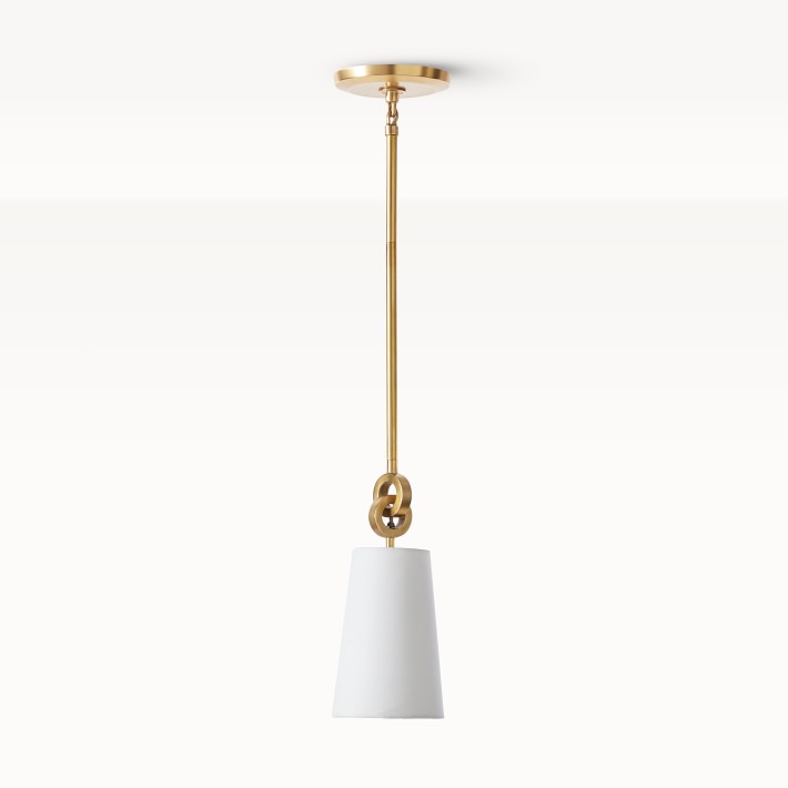 Chain Link Pendant, White | Williams Sonoma