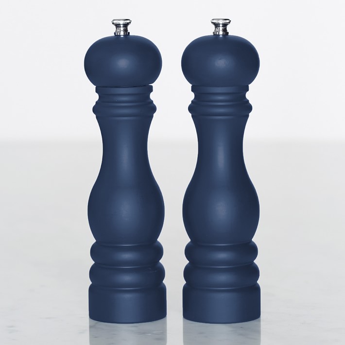 Peugeot Paris Matte Navy Salt & Pepper Grinders | Williams Sonoma