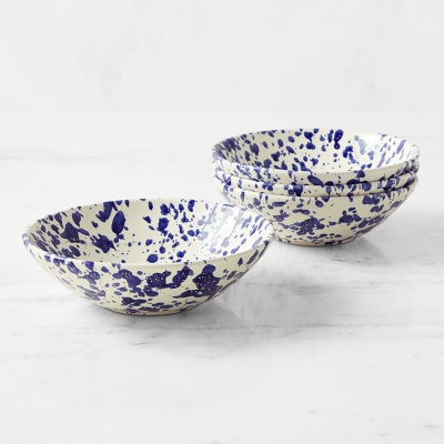 Splatter Ceramic Dinner Plates, Set of 4 | Williams Sonoma CA ...