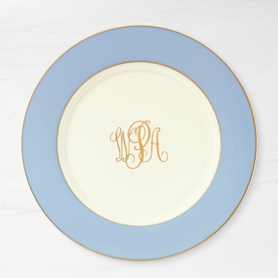 Pickard Color Sheen Dinner Plate - Blue Platinum | Williams Sonoma
