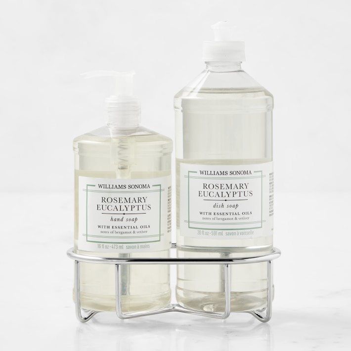 Williams Sonoma Rosemary Eucalyptus Hand Soap & Dish Soap 3-Piece Set ...