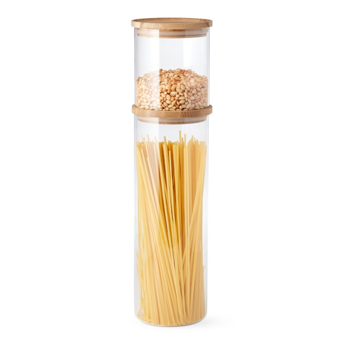 Hold Everything Slim Stacking Canisters | Williams Sonoma