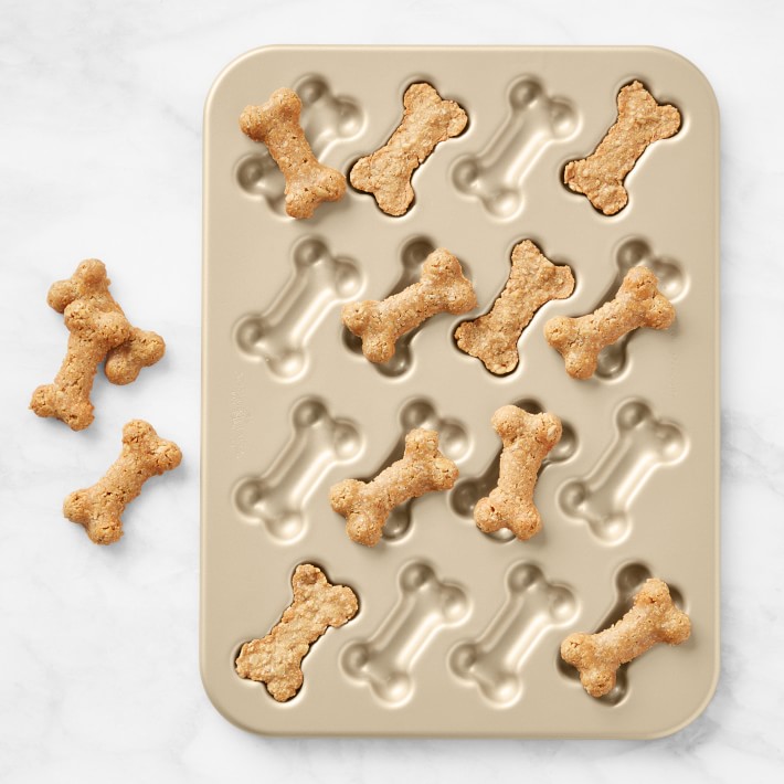 Nordic Ware Nonstick Puppy Love Dog Bone Treats Pan | Williams Sonoma