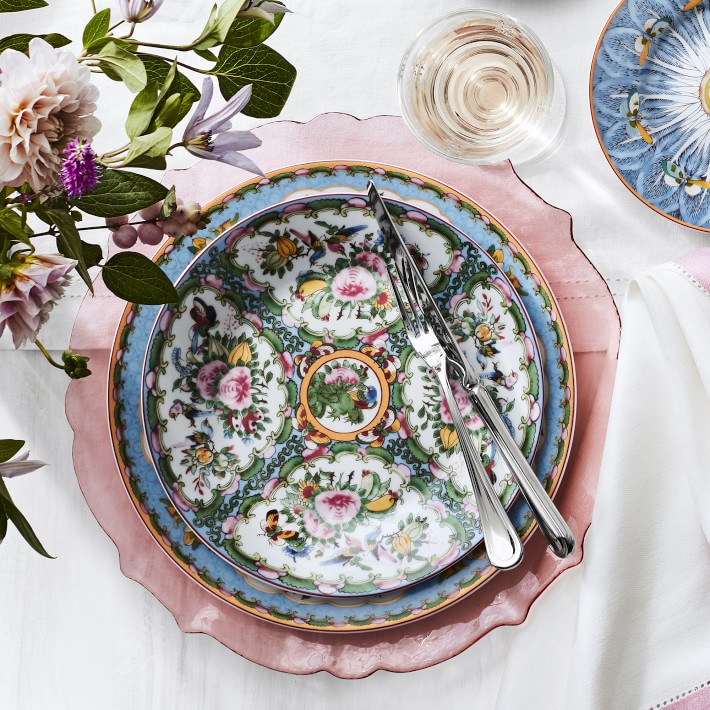 Famille Rose Dinnerware Collection + Place Setting | Williams Sonoma