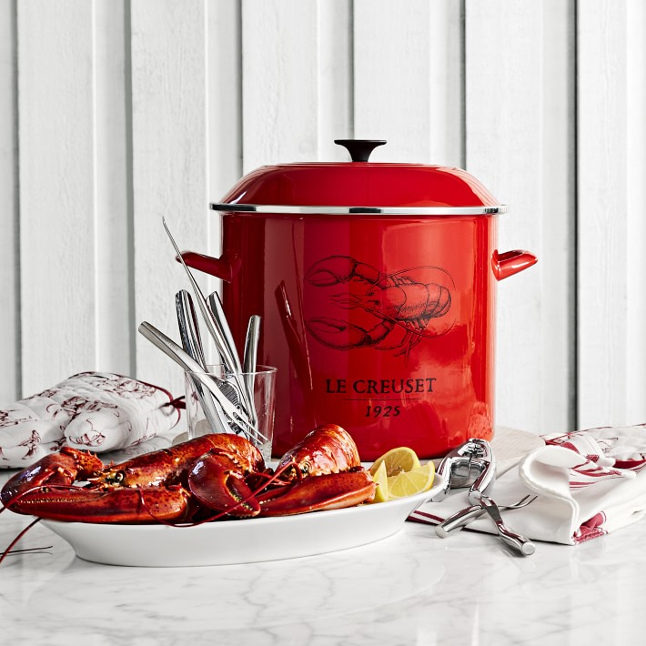 Le Creuset Enameled-Steel Lobster Stock Pot, 16-Qt. | Williams Sonoma