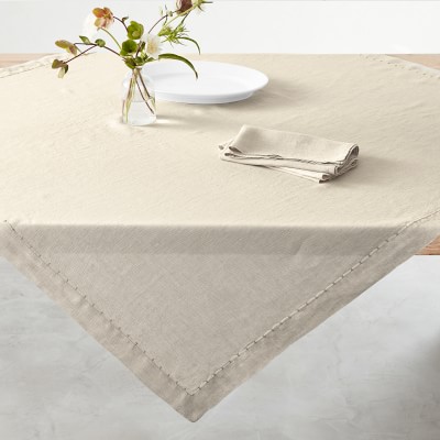 Italian Washed Linen Table Runner | Williams Sonoma