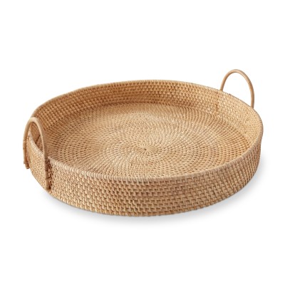 Light Woven Tray | Williams Sonoma