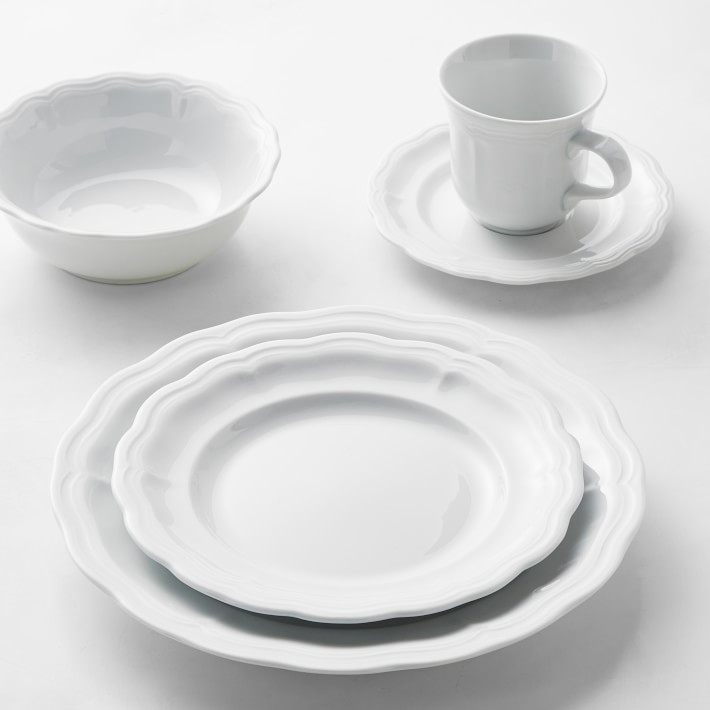Pillivuyt Queen Anne Porcelain Dinnerware Sets | Williams Sonoma CA ...