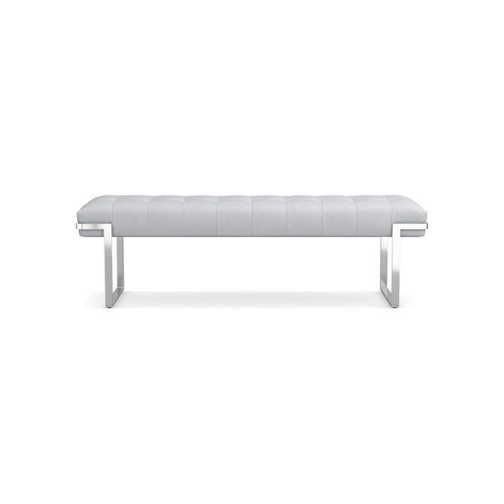 Mixed Material Indoor Bench | Williams Sonoma