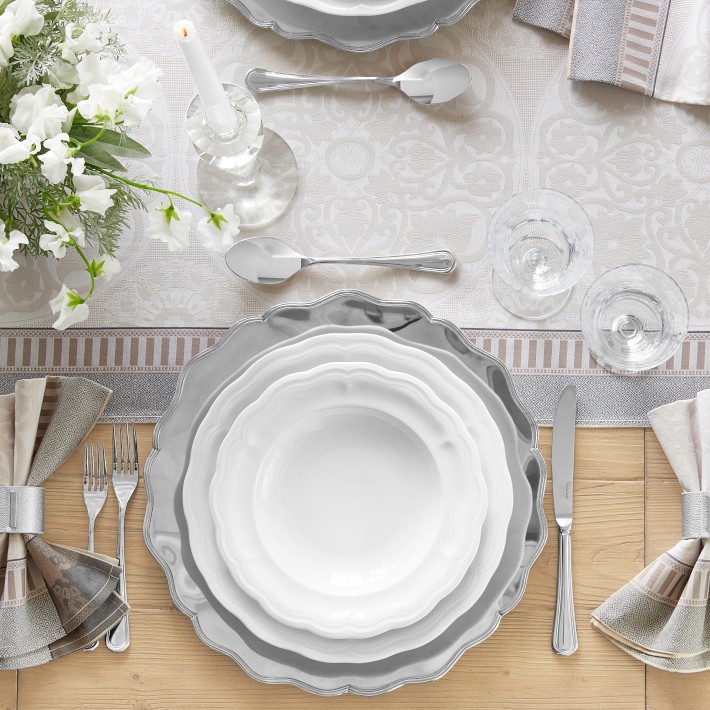 Pillivuyt Queen Anne Porcelain Dinner Plates | Williams Sonoma Pillivuyt Queen Anne Porcelain Dinner Plates | Williams Sonoma