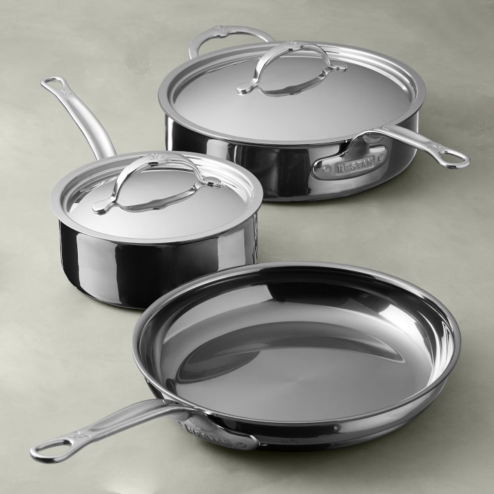 Hestan NanoBond™ Stainless-Steel 5-Piece Cookware Set | Williams Sonoma