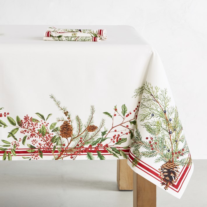 Woodland Berry Tablecloth | Williams Sonoma