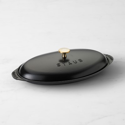 Staub Cast-Iron Grill Pan Press | Williams Sonoma