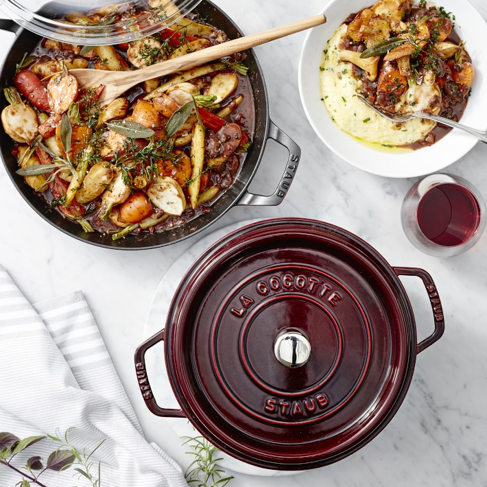 Staub Enameled Cast Iron Round Dutch Oven | Williams Sonoma