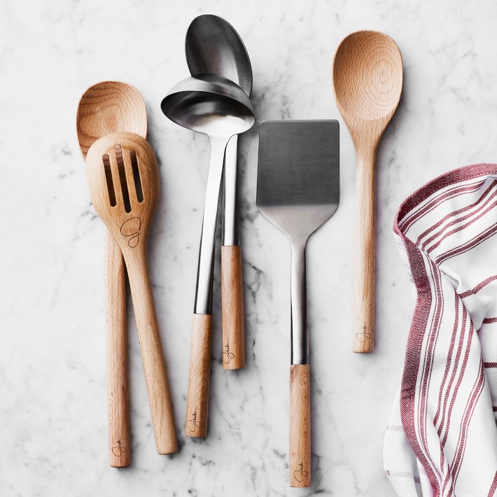 Giada De Laurentiis Wood Handled Stainless-Steel Food Turner & Spatula ...