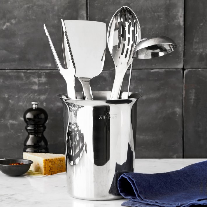 All-Clad Precision Stainless-Steel Tools, Set of 5 | Williams Sonoma