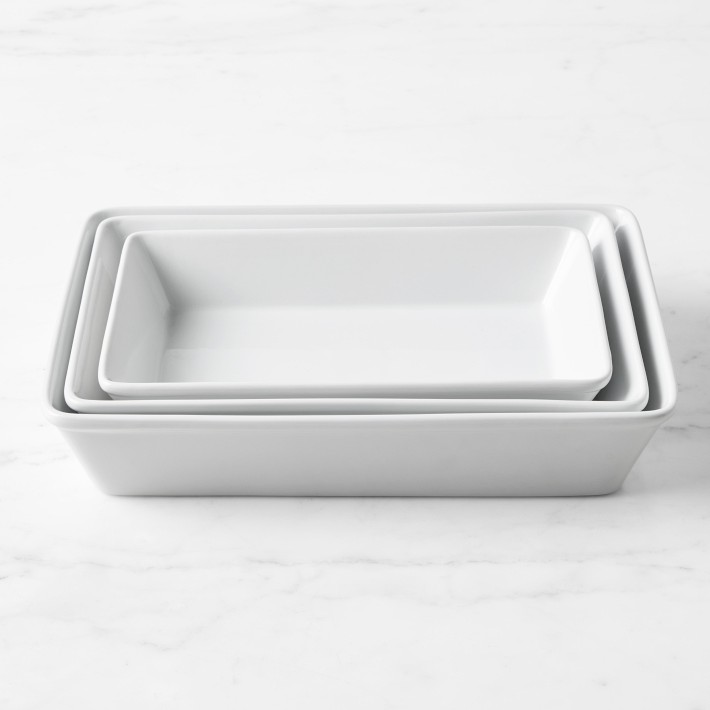 Williams Sonoma Oven-to-Table Rectangular Bakers, Set of 3 | Williams ...