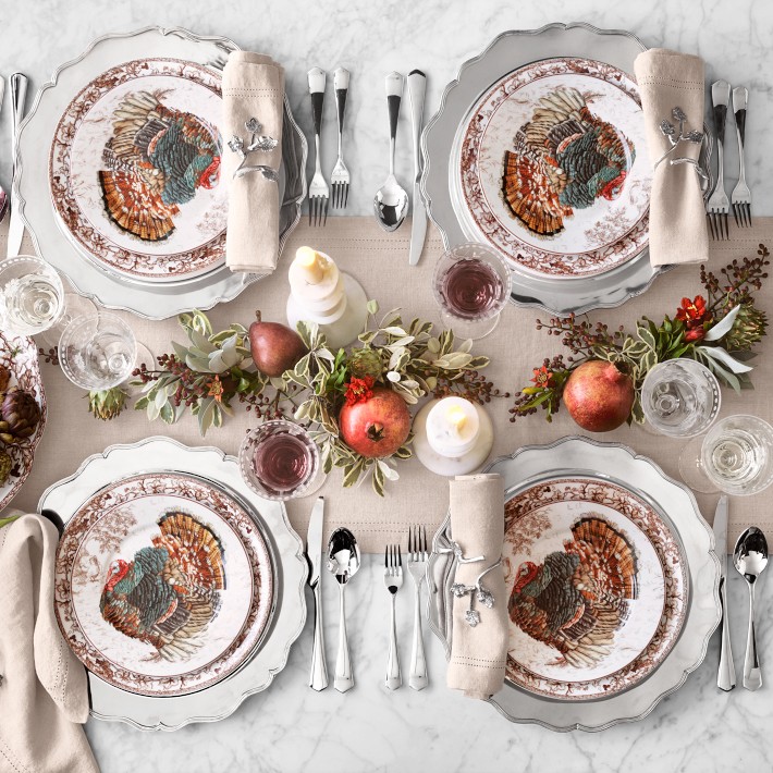 Plymouth Turkey Dinnerware Collection + Place Setting | Williams Sonoma