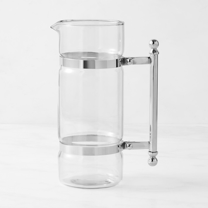Stainless-Steel and Glass Pitcher | Williams Sonoma