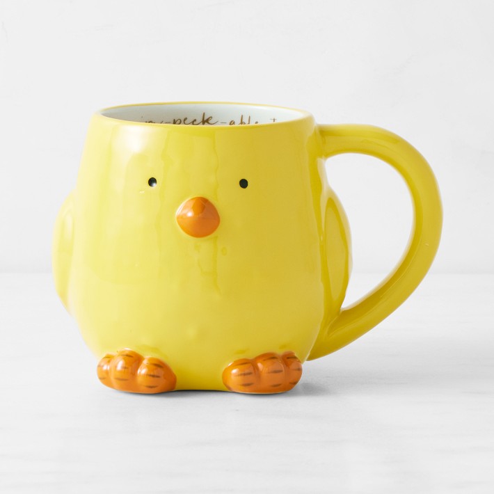 Figural Chick Mug | Williams Sonoma