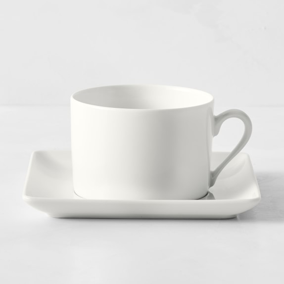 Apilco Zen Porcelain Tea Cups & Saucers | Tea Cup Set | Williams Sonoma