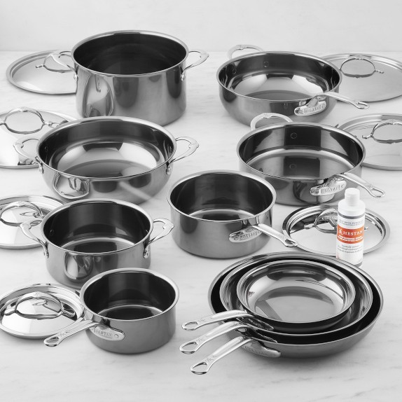 Hestan NanoBond™ Stainless-Steel 17-Piece Cookware Set | Williams Sonoma