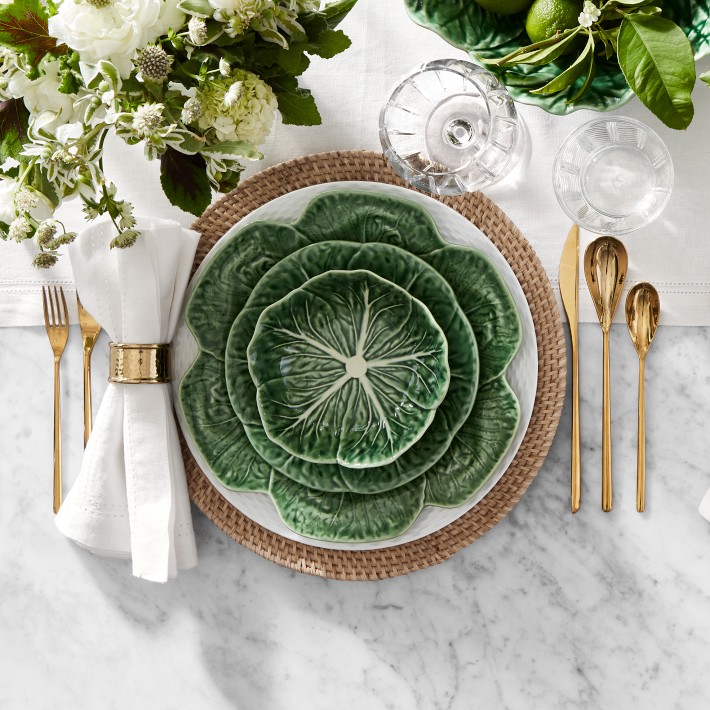 Bordallo Pinheiro Cabbage Dinnerware Collection | Williams Sonoma